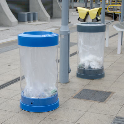 C-Thru™ 50 Gallon Transparent Trash Can – Clear Plastic - Glasdon, Inc.