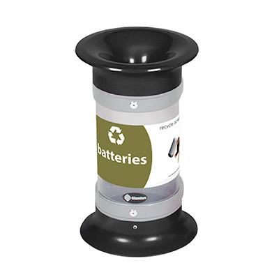 C-Thru™ 5Q Battery Recycle Bin – Battery Collection Tube – Glasdon, Inc.