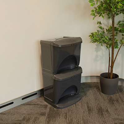 Nexus® Stack 16G - Stackable Recycle Bins with Lids - Glasdon, inc