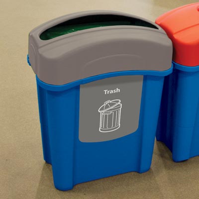 Eco Nexus® 16G Trash Recycling Container - Durable - Glasdon, Inc.