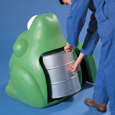 Froggo™ Animal-Shaped Trash Can - Child Friendly - Glasdon, Inc.
