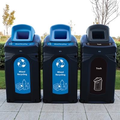 Nexus® City 64G PPE Disposal Container - XL Capacity - Glasdon, Inc.