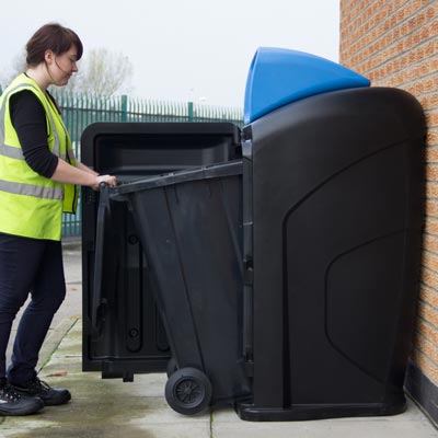 Nexus® City 64G PPE Disposal Container - XL Capacity - Glasdon, Inc.