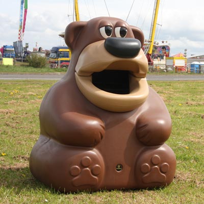 TidyBear™ Animal-Shaped Trash Can - Child-Friendly - Glasdon, Inc.