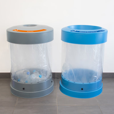 C-Thru™ 36G Plastic Bag Recycling Bin - Glasdon, Inc.