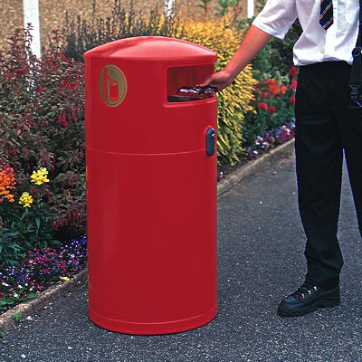 Community™ 29 Gallon Outdoor Trash Receptacle - Durable - Glasdon, Inc.