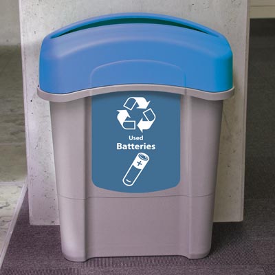 Eco Nexus® 16G Battery Recycle Bin | Recycling Bins