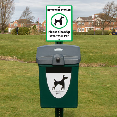 Fido™ 7 Gallon Dog Waste Station | Weather-Resistant