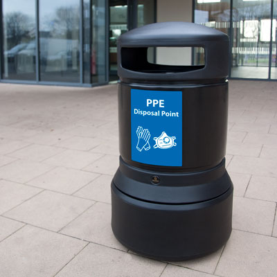 PPE Disposal Bins - PPE Waste Receptacles & Signage - Glasdon, Inc
