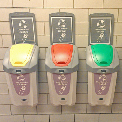 Battery Recycling Containers For Schools