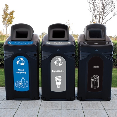 Nexus® City 64G CFL & Light Bulbs Recycling Bin