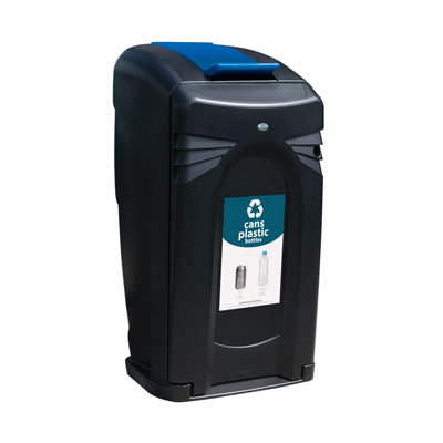Nexus® City 64G Multi Recycling Bin - Cans & Plastic - Glasdon, Inc.