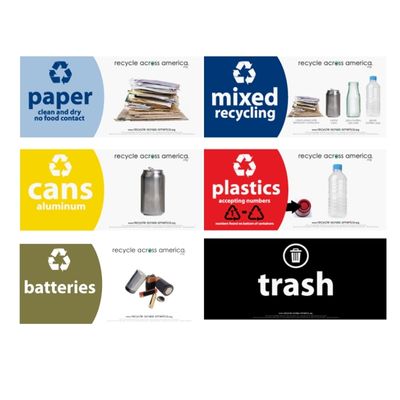 Nexus® Stack 16G - Stackable Recycle Bins with Lids - Glasdon, inc