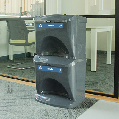 Nexus® Stack 16G - Stackable Battery Collection Container - Glasdon, Inc