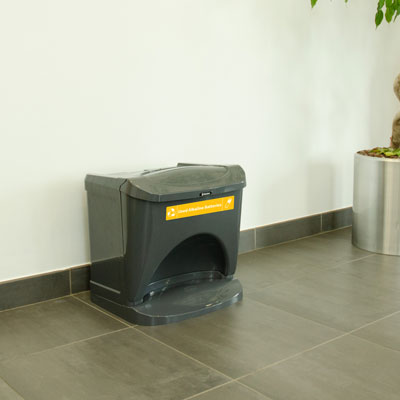 Nexus® Stack 8G - Stackable Battery Collection Container - Glasdon, Inc