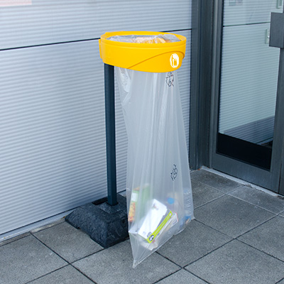 Glasdon Orbit™ Trash Bag Holder - Unique Design - Glasdon, Inc.